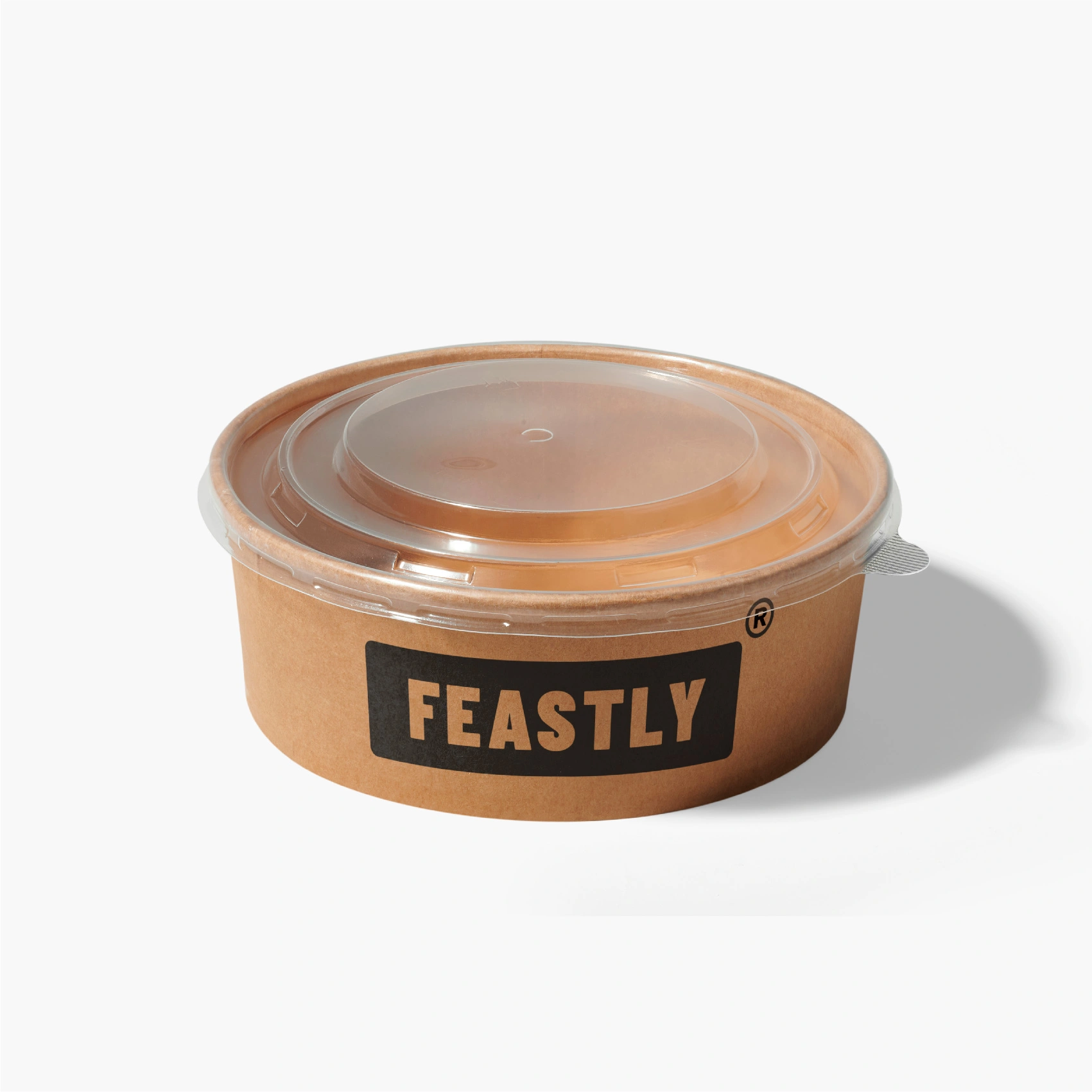 Custom Wide Kraft Paper Bowl | Fusenpack